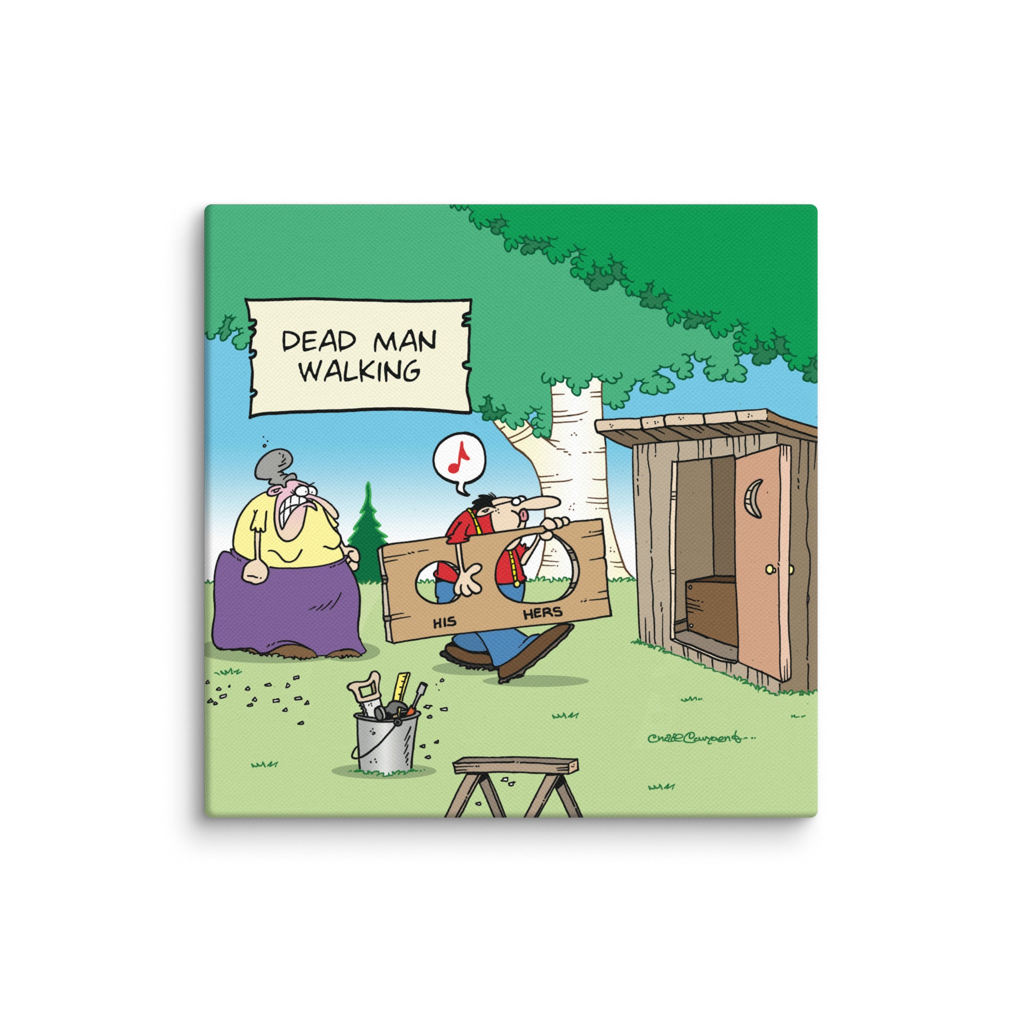 "Dead Man Walking" Tundra Comic Canvas – Tundra Comics Store