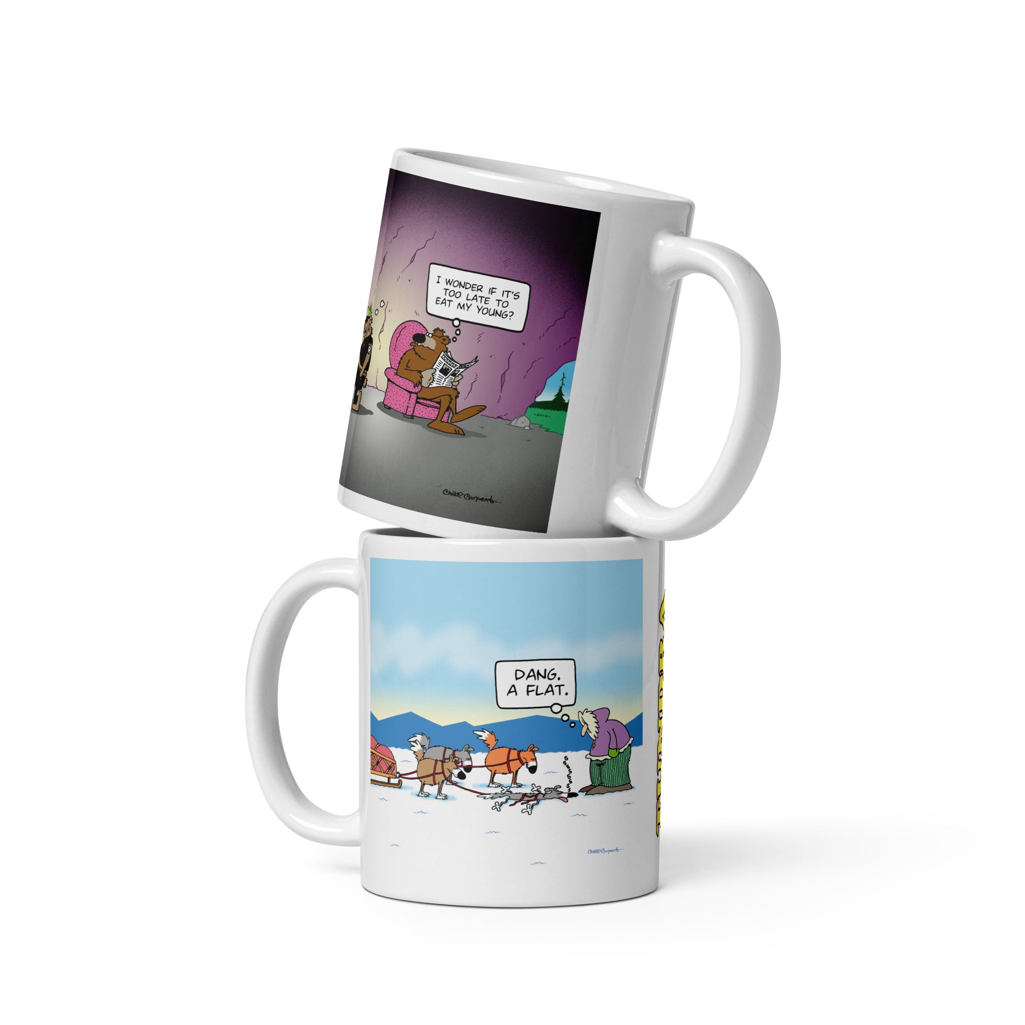 Too Late/Dang, A Flat - Tundra Coffee Mug – Tundra Comics Store